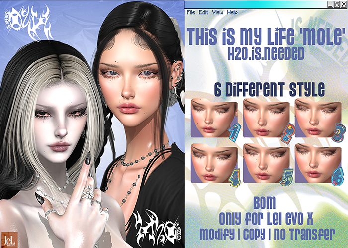 Second Life Marketplace - [H20.IS.NEEDED]THIS IS MY LIFE 'MOLE'
